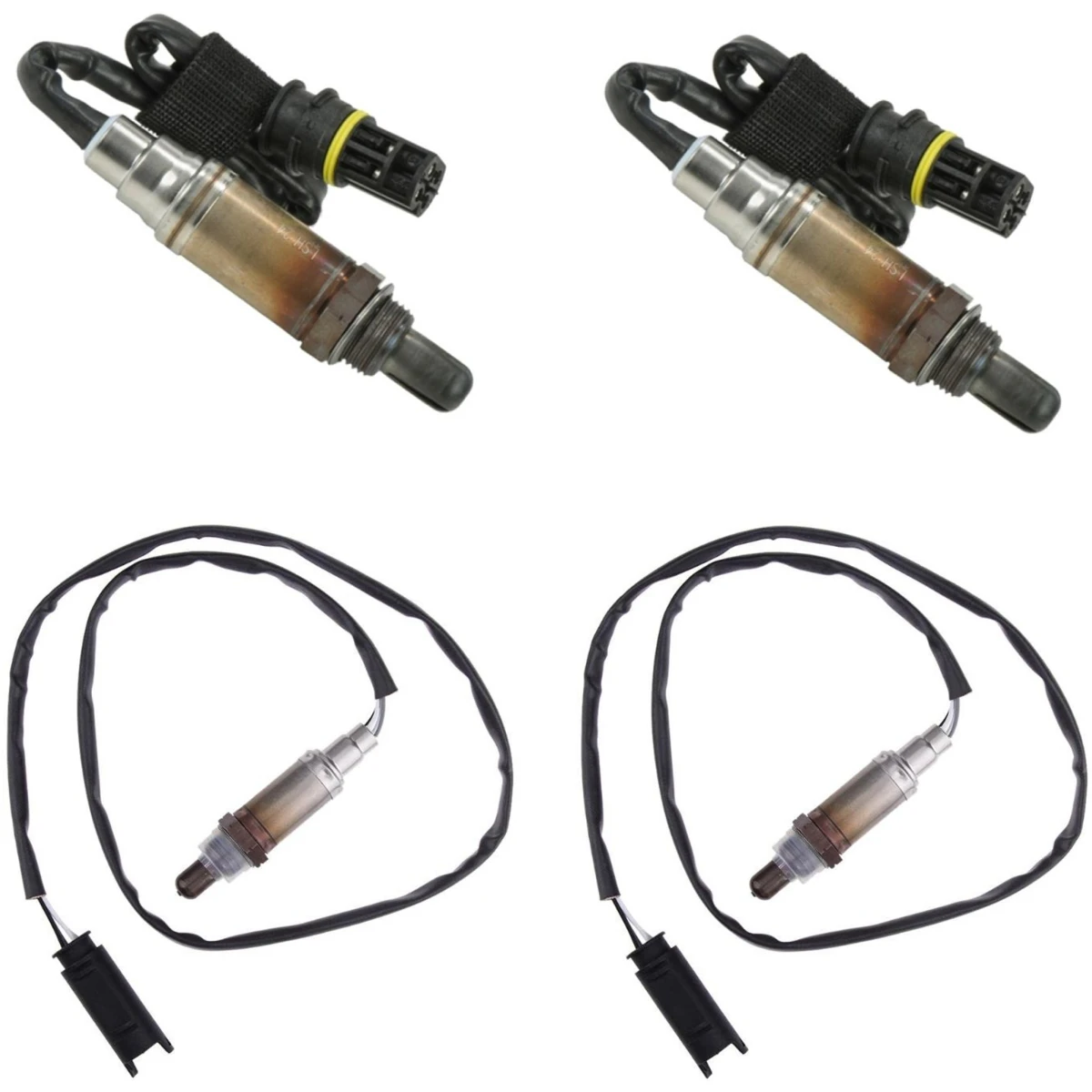 4pcs O2 Oxygen Sensor Upstream & Downstream For Bmw 323i 325i X3 X5 E39 ...