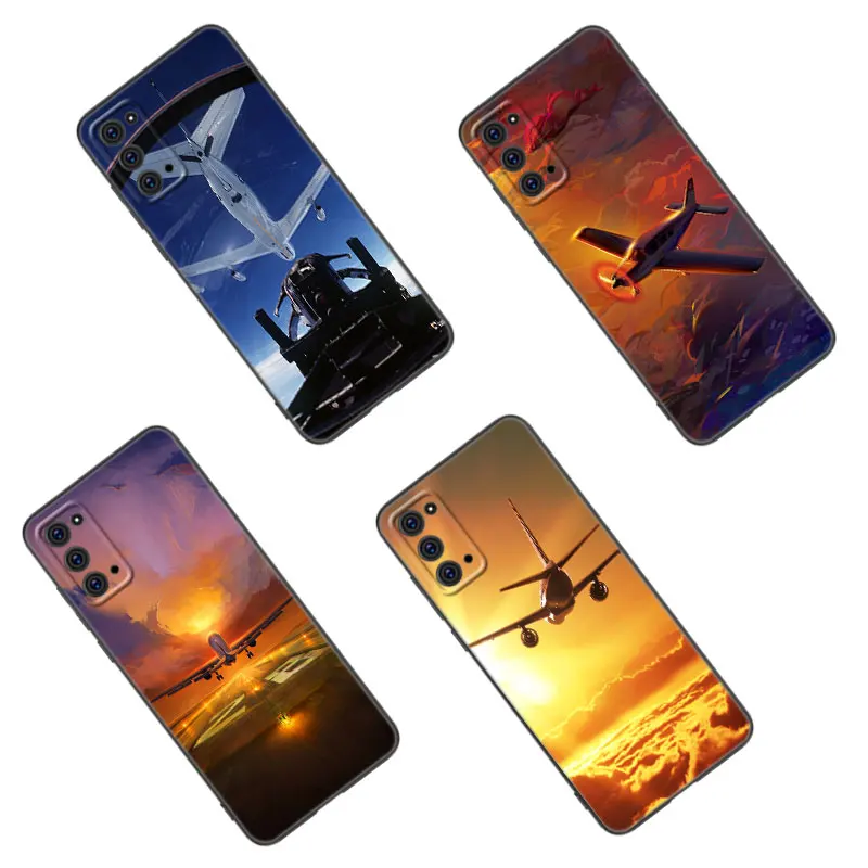 Travel-Plane-Phone-Case-For-Samsung-M30-M31-S-Note-10-Lite-20-Ultra-M11 ...