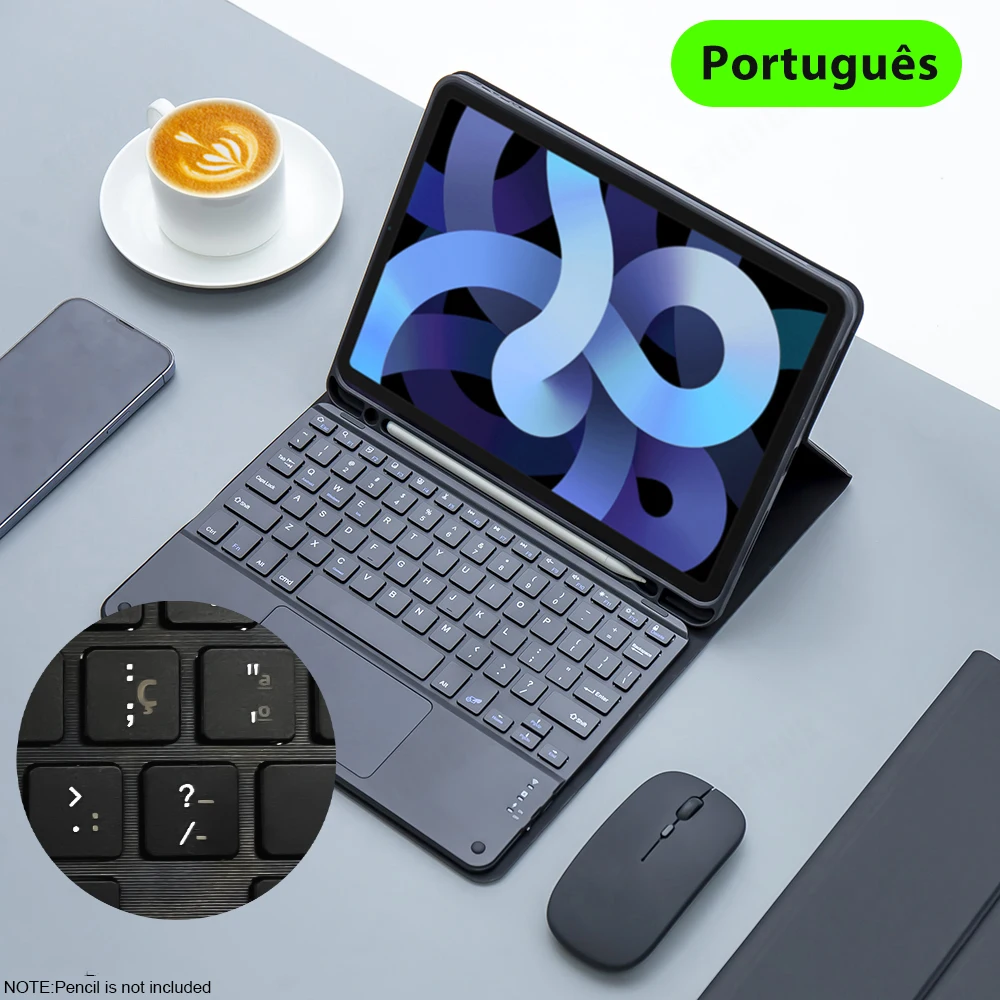 Magic-keyboard-Wireless-Mouse-For-iPad-9th-Generation-Case-2021-iPad-10 ...