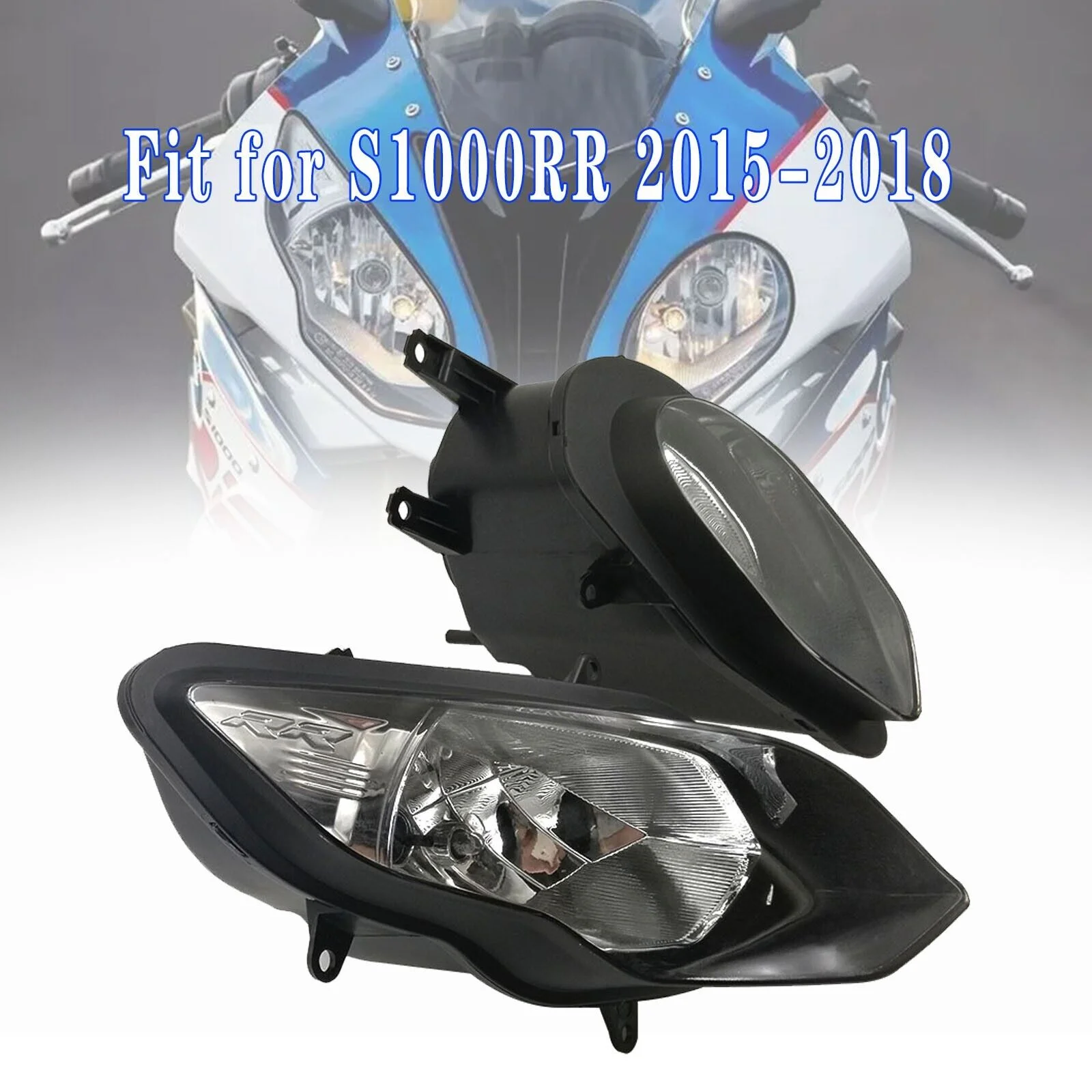 Kolmio-LAM Fit For BMW S1000RR Motorcycle Headlight Headlamp S1000 RR ...