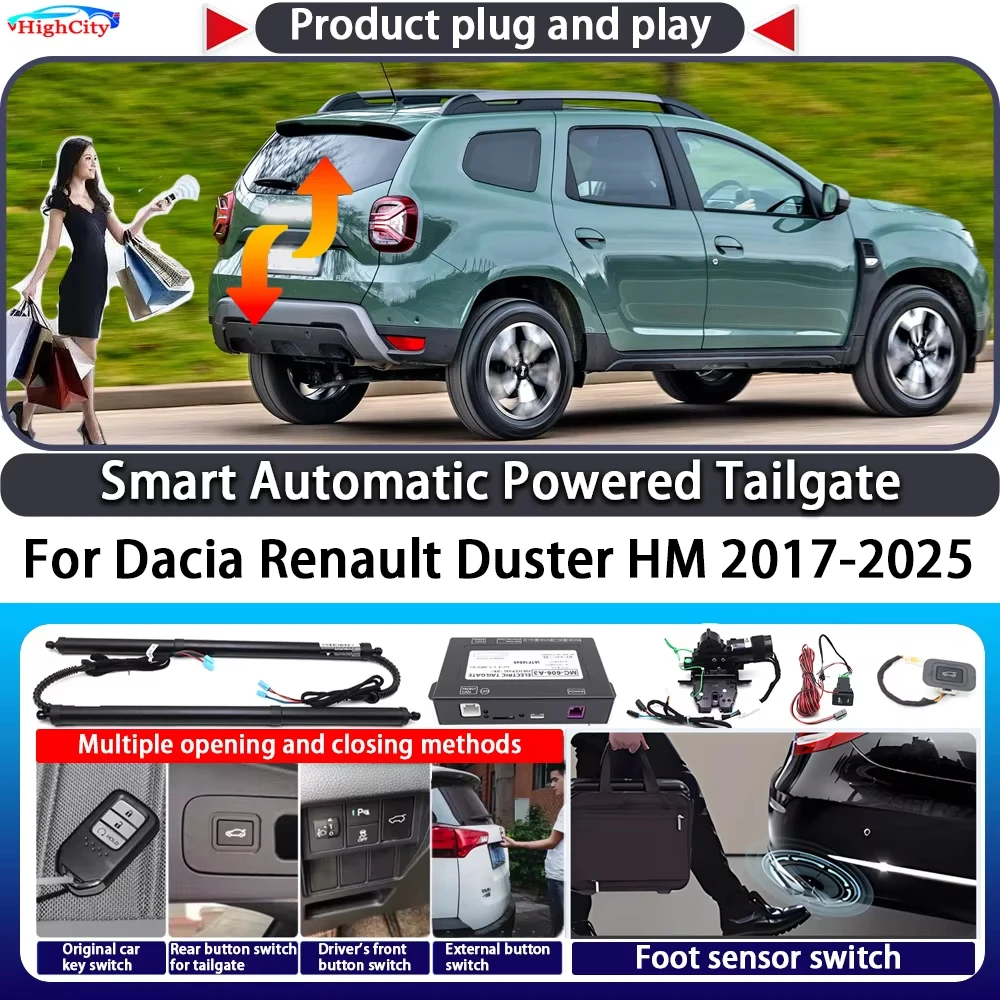 For Dacia Renault Duster HM 2017-2025 Smart Automatic Powered Tailgate ...