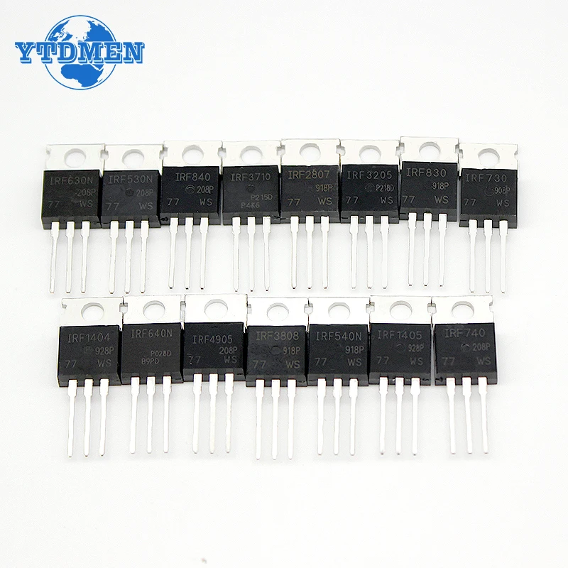 5PCS-IR-Mosfet-IRFZ44N-IRF3205-IRF540-IRF740-IRF840-IRF4905-IRF9540 ...