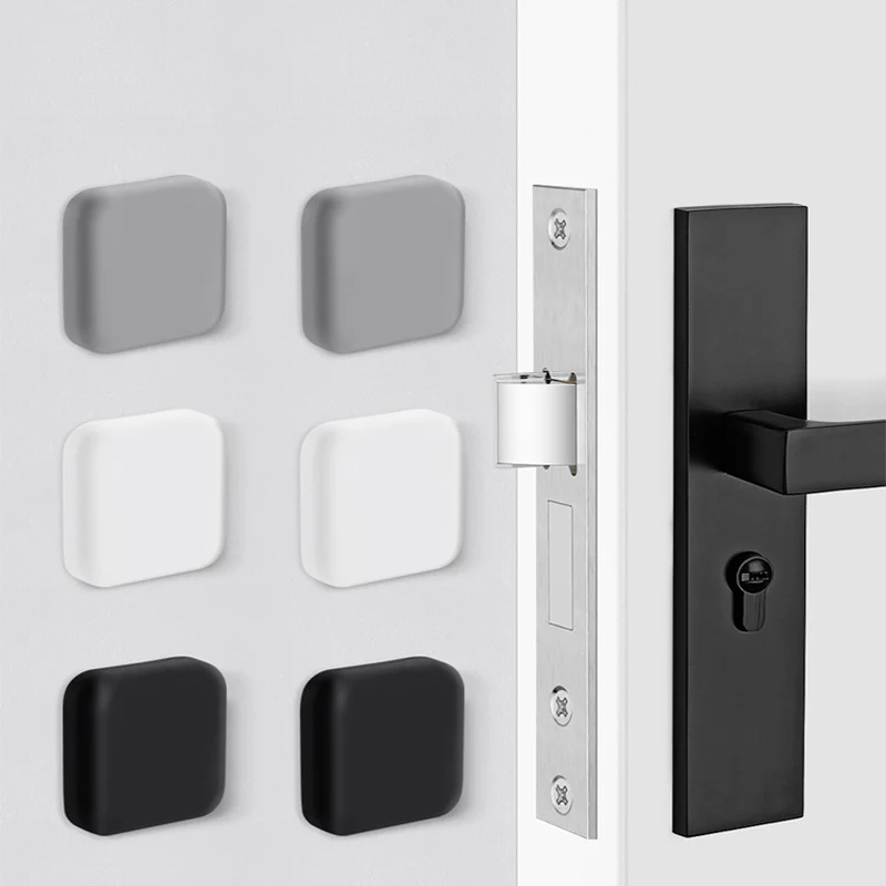 2pcs-Wall-Protector-Pad-Home-Improvement-Door-Stopper-Handle-Bumpers ...