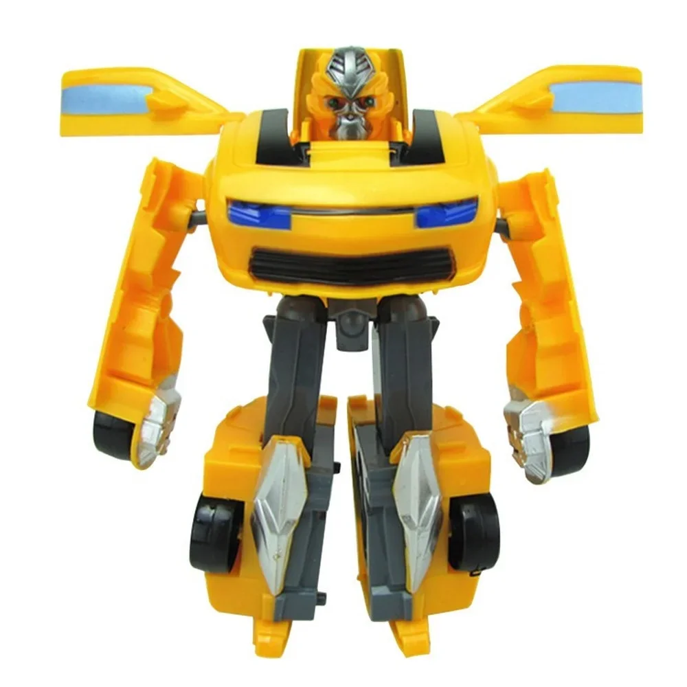 4 Car Robots Toys Action Figure Super Deformation Car Model Children ...