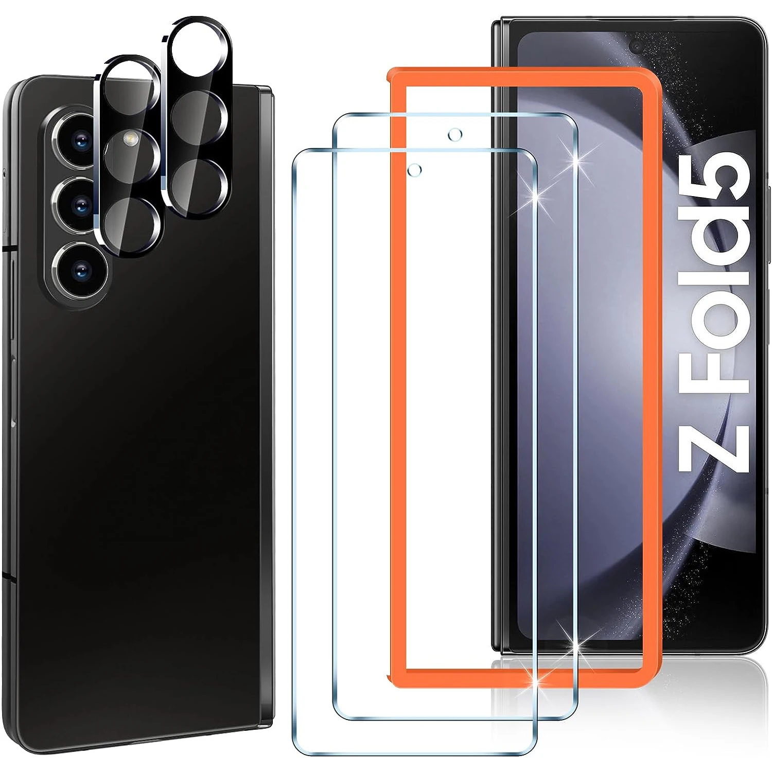 2-2-Pack-Samsung-Galaxy-Z-Fold-5-Screen-Protector-Camera-Lens-Protector ...