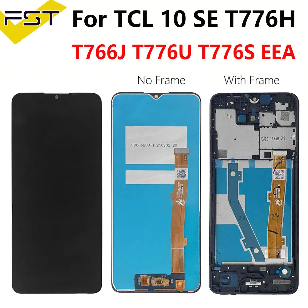 Original-Display-For-TCL-10-SE-LCD-T766H-T766J-T766U-T776S-EEA-Touch ...