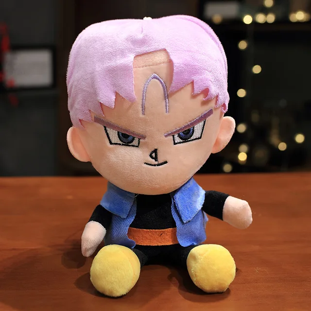 25cm Dragon Ball Super Saiyan Plushie Cartoon Cute Son Goku Gohan ...