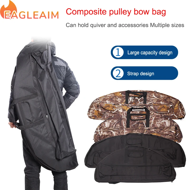 115cm-95cm-Archery-Compound-Bow-Case-Holder-Soft-Carry-Bow-Bag-Case ...