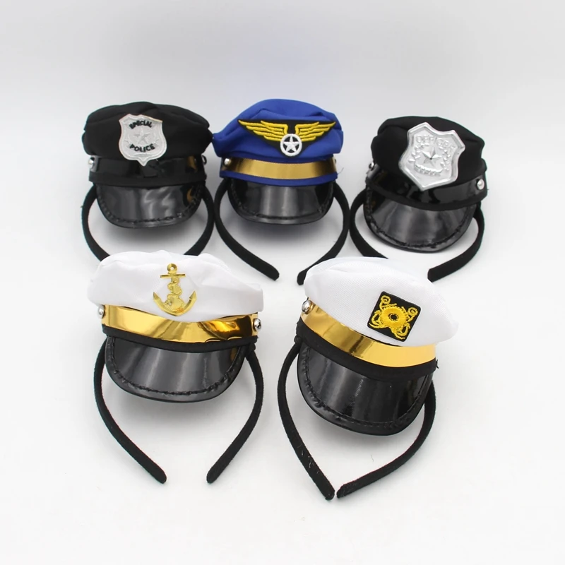 Mini-Police-Officer-Sailor-Navy-Airman-Pilot-Hat-for-Pet-Cat-Dog ...