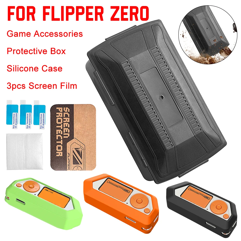 For-Flipper-Zero-Handheld-Game-Accessories-Full-Body-Protective-Case ...