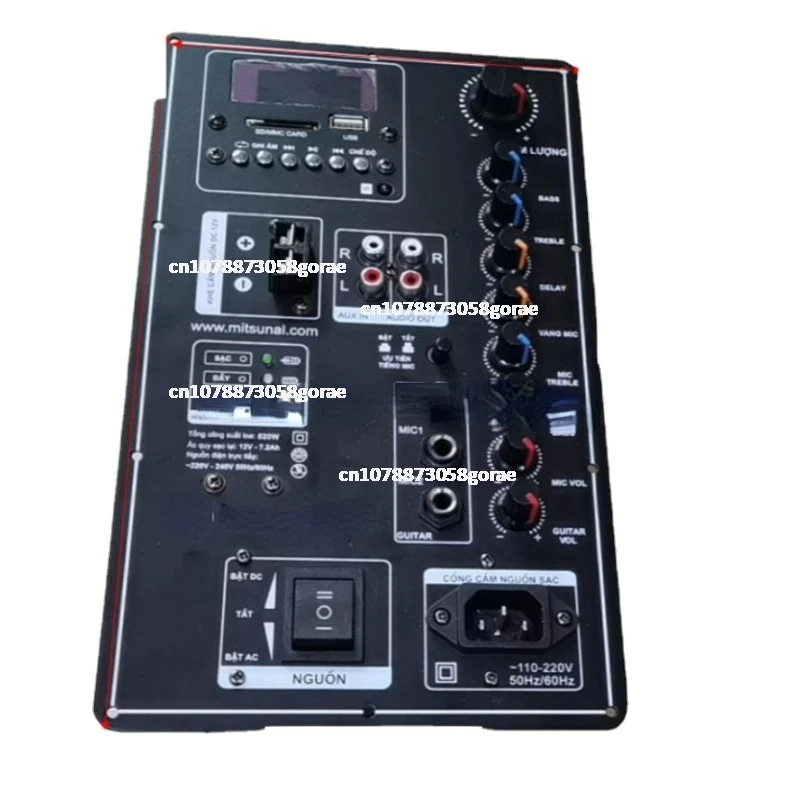 150W-High-Power-Bluetooth-Trolley-Speaker-Power-Amplifier-Board-12V ...