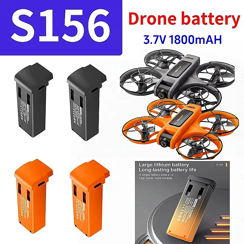 205NEW Original S156 Drone Battery 3.7V 1800MAh Battery For S156 RC ...