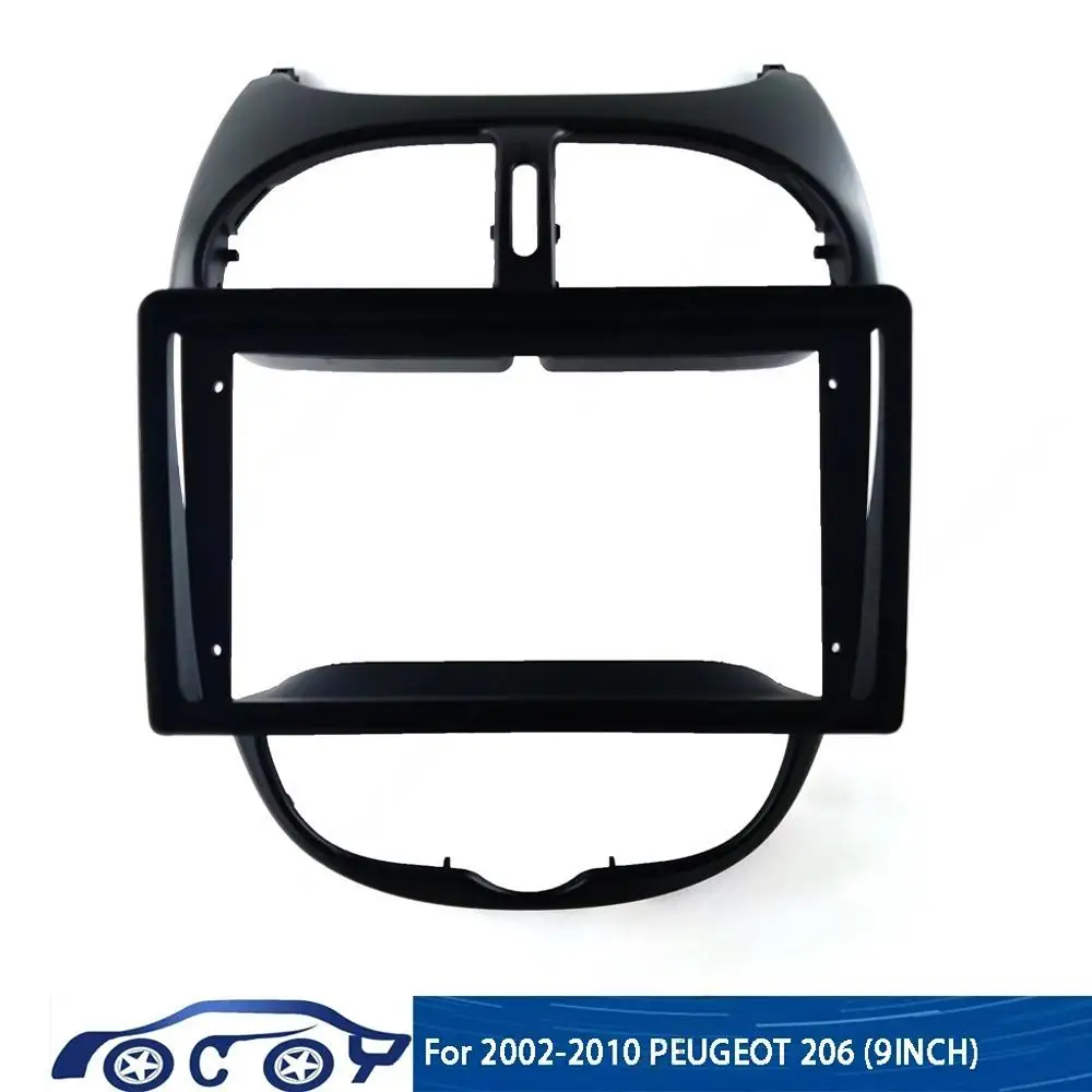 9-Inch-2-Din-Car-Dashboard-Frame-CAR-DVD-Frame-Radio-Panel-Frame ...