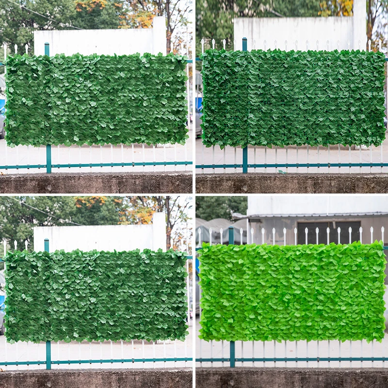 New Artificial Green Planting Fence Wall Privacy Wall Ivy Garden ...