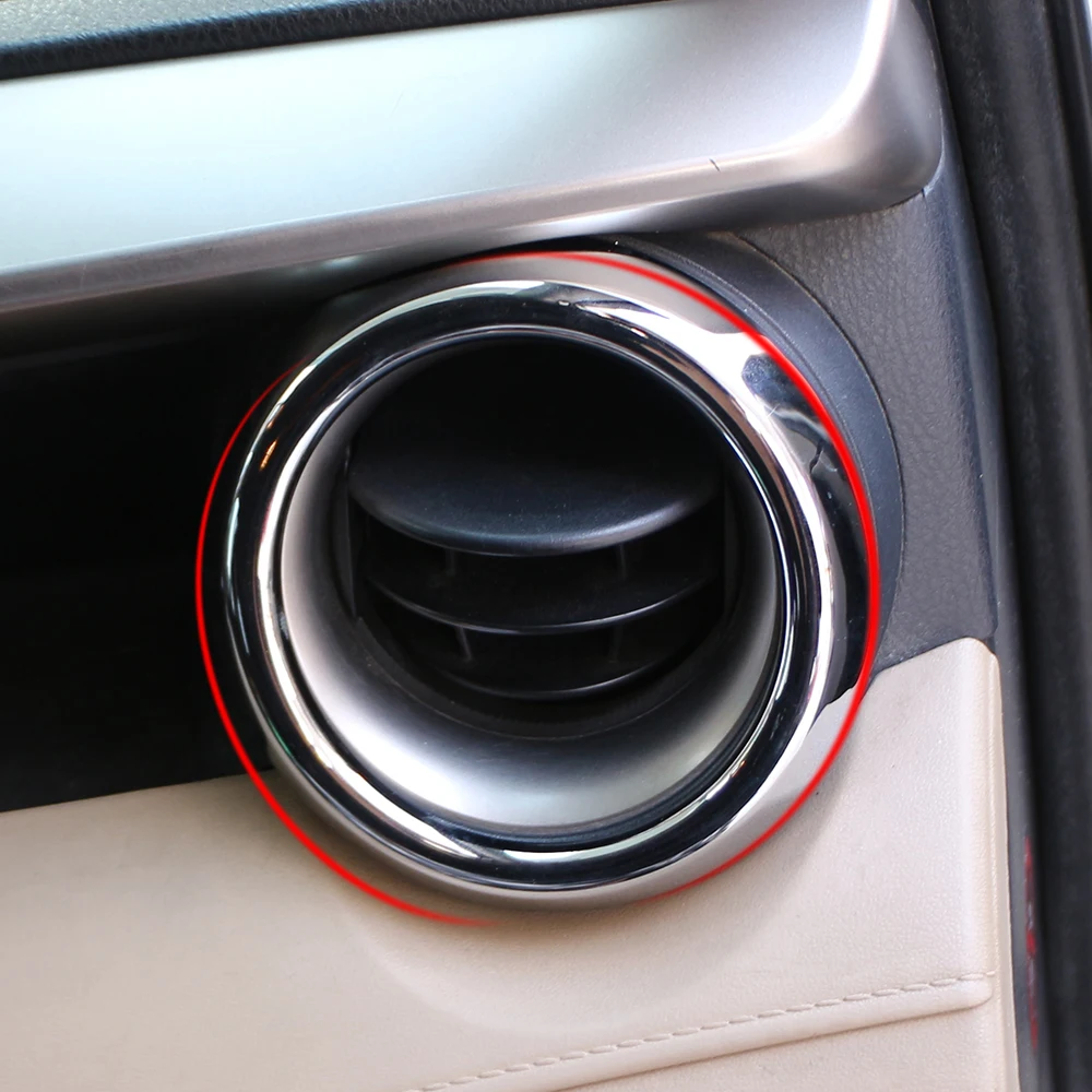 ABS-Chrome-Air-Vent-Outlet-Cover-for-Toyota-Rav4-2013-2017-RAV-4-Air ...