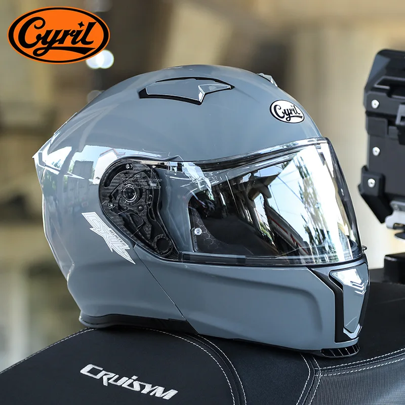 CYRIL-Flip-Up-Motorcycle-Helmet-Open-Face-Helmet-Double-Lens-Full-Face ...