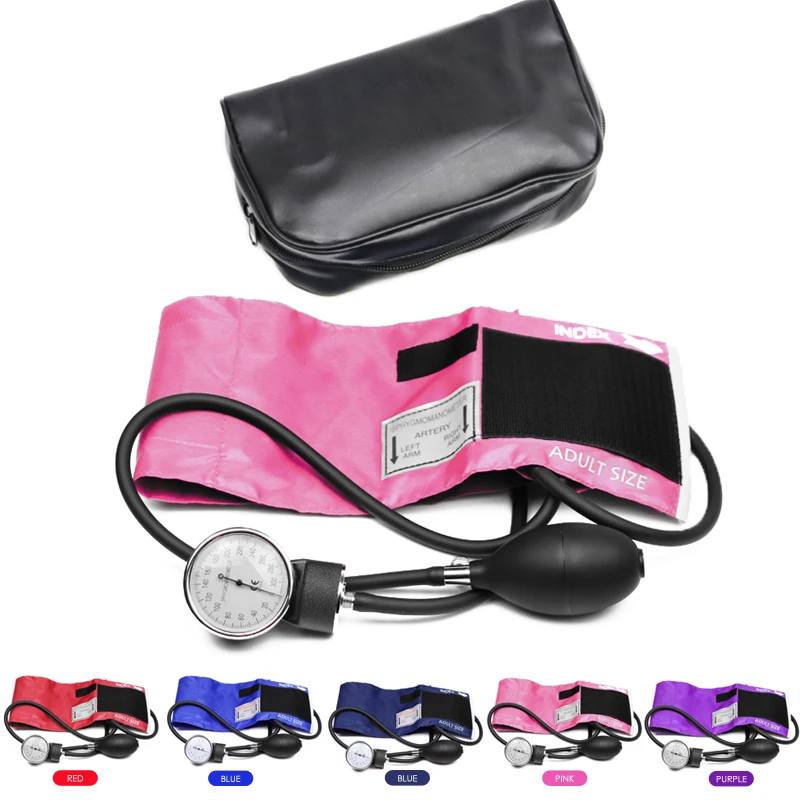 Medical Manual Blood Pressure Monitor Bp Cuff Upper Arm Aneroid ...