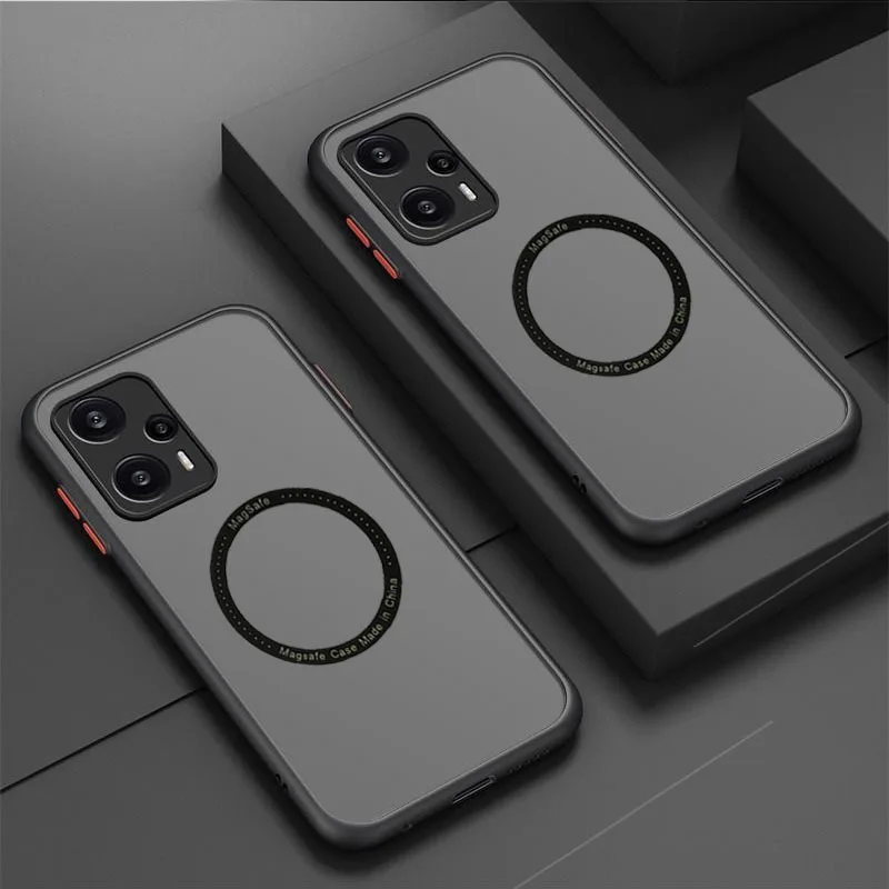 Luxury Matte Magnetic For Magsafe Wireless Charge Case For Xiaomi Redmi ...