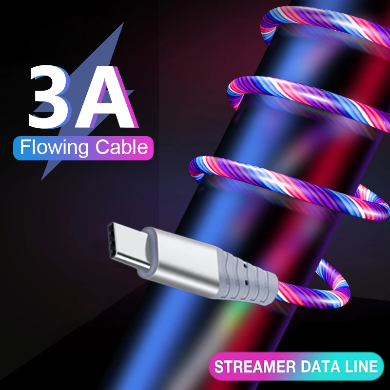 Glowing-LED-lighting-Cable-3A-Fast-Charging-Cable-For-Samsung-Xiaomi ...