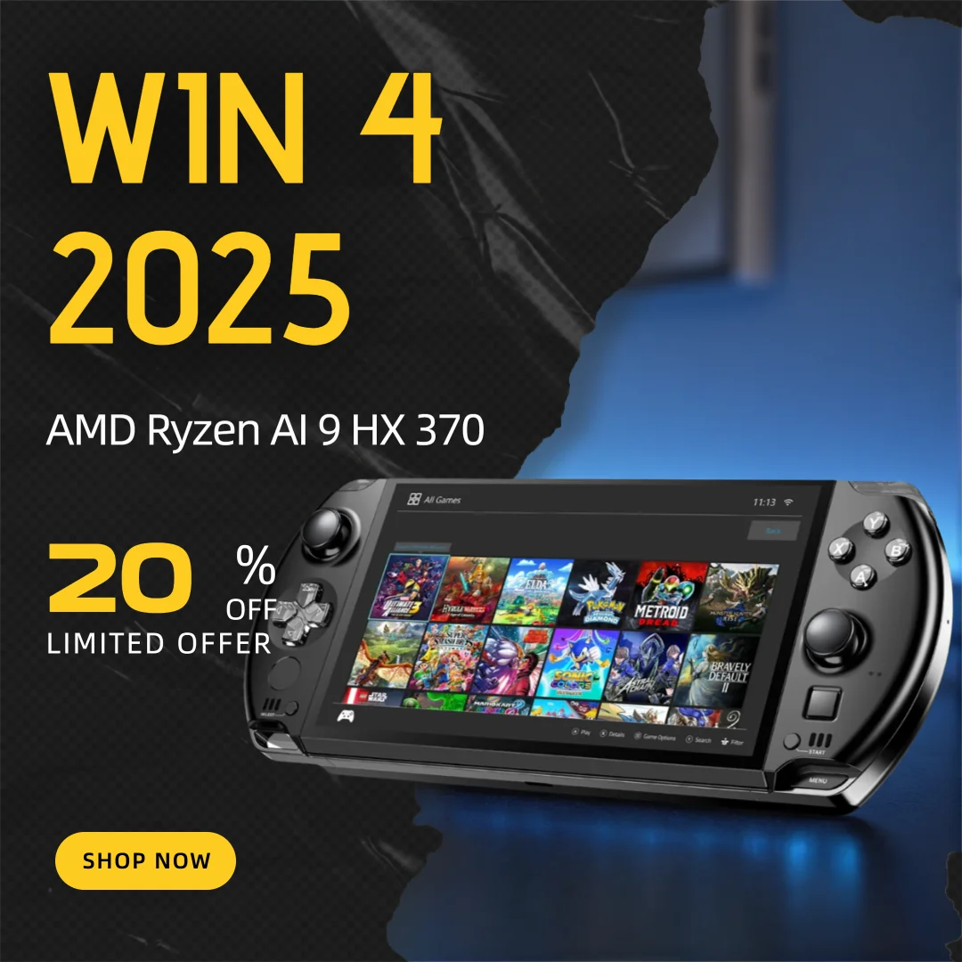 Cheap Price! Original New 2025 GPD WIN4 Win 4 AI 9 HX 370 Handheld ...
