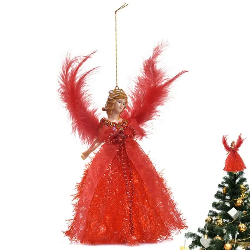 White Angel Tree Topper: The Perfect Finishing Touch for Your Christmas ...
