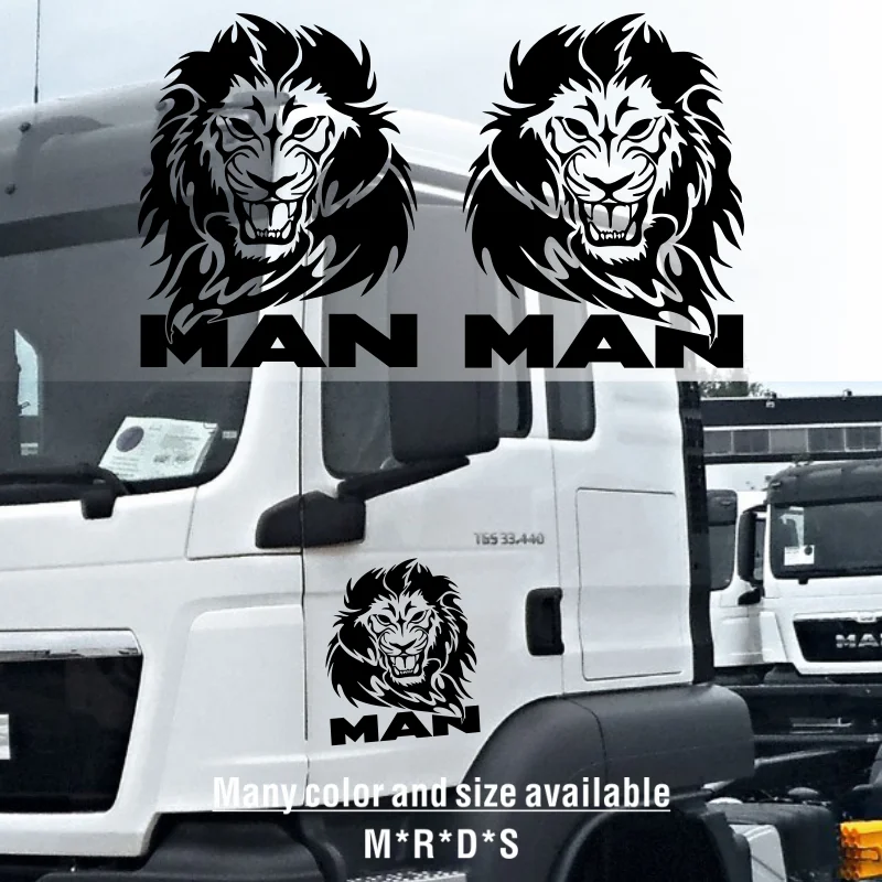 For-MAN-Truck-stickers-cab-window-top-vinyl-decals-Frosted-Glass-Truck ...