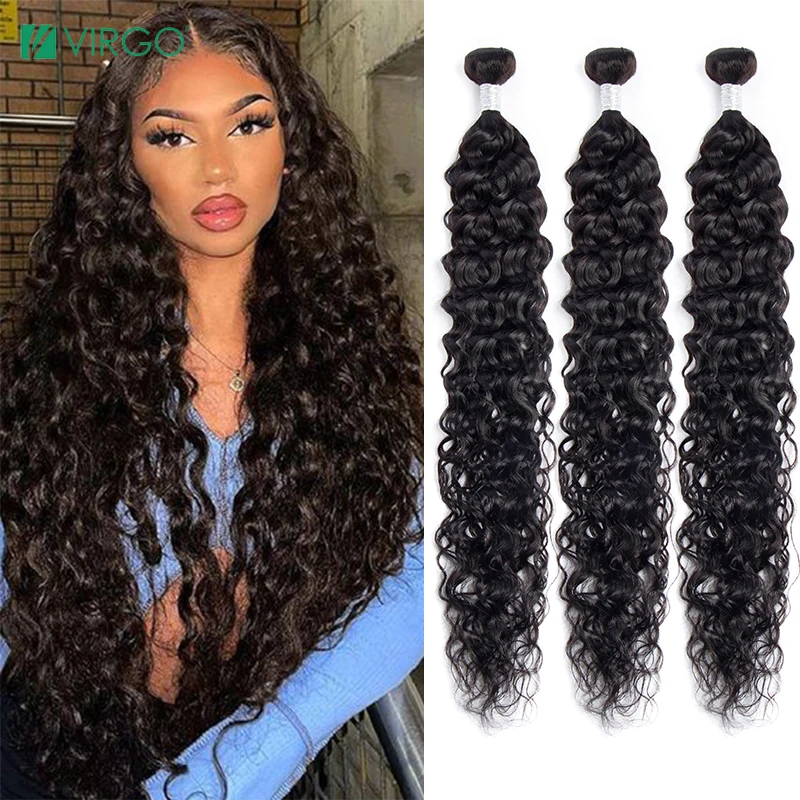 Water-Wave-Bundles-Human-Hair-30-32-Inch-Brazilian-Hair-Weave-Bundles ...