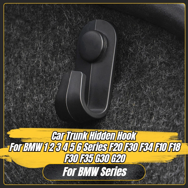 Car Trunk Hidden Hook Interior Decoration Original Hook For BMW 1 2 3 4 ...