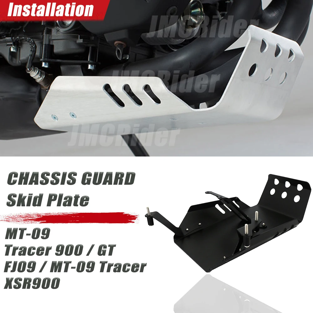 Motorcycle Engine Base Chassis Protection Cover Skid Plate For Yamaha ...