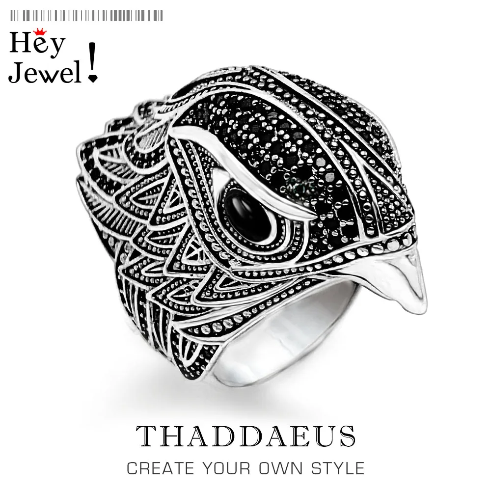 Elegant Falcon Cocktail Ring in 925 Sterling Silver,Trendy Gift for ...