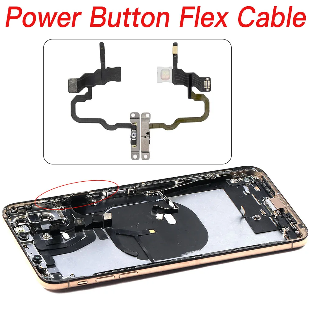 Power Button Switch Connector Flex Cable For iPhone X XR XS Max And ...