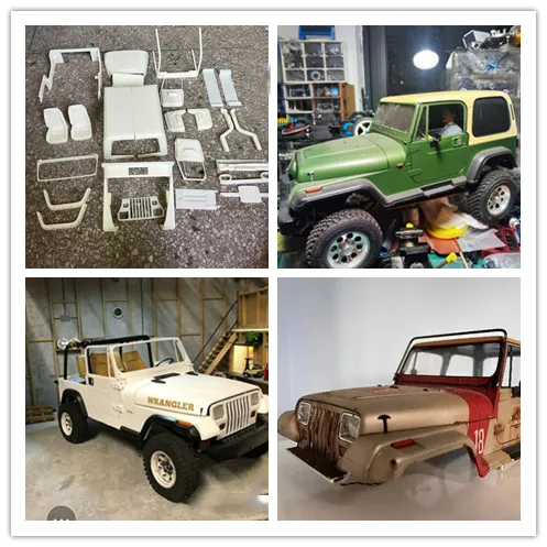 Hard-YJ-Body-Kits-For-1-10-Rock-Crawler-Truck-RGT-RACING-Desert-Fox-VRX ...