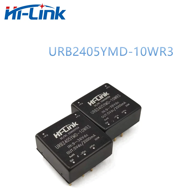Free-shipping-Hi-Link-DC-DC-2pcs-Isolated-module-9-36V-input-5V-2A ...