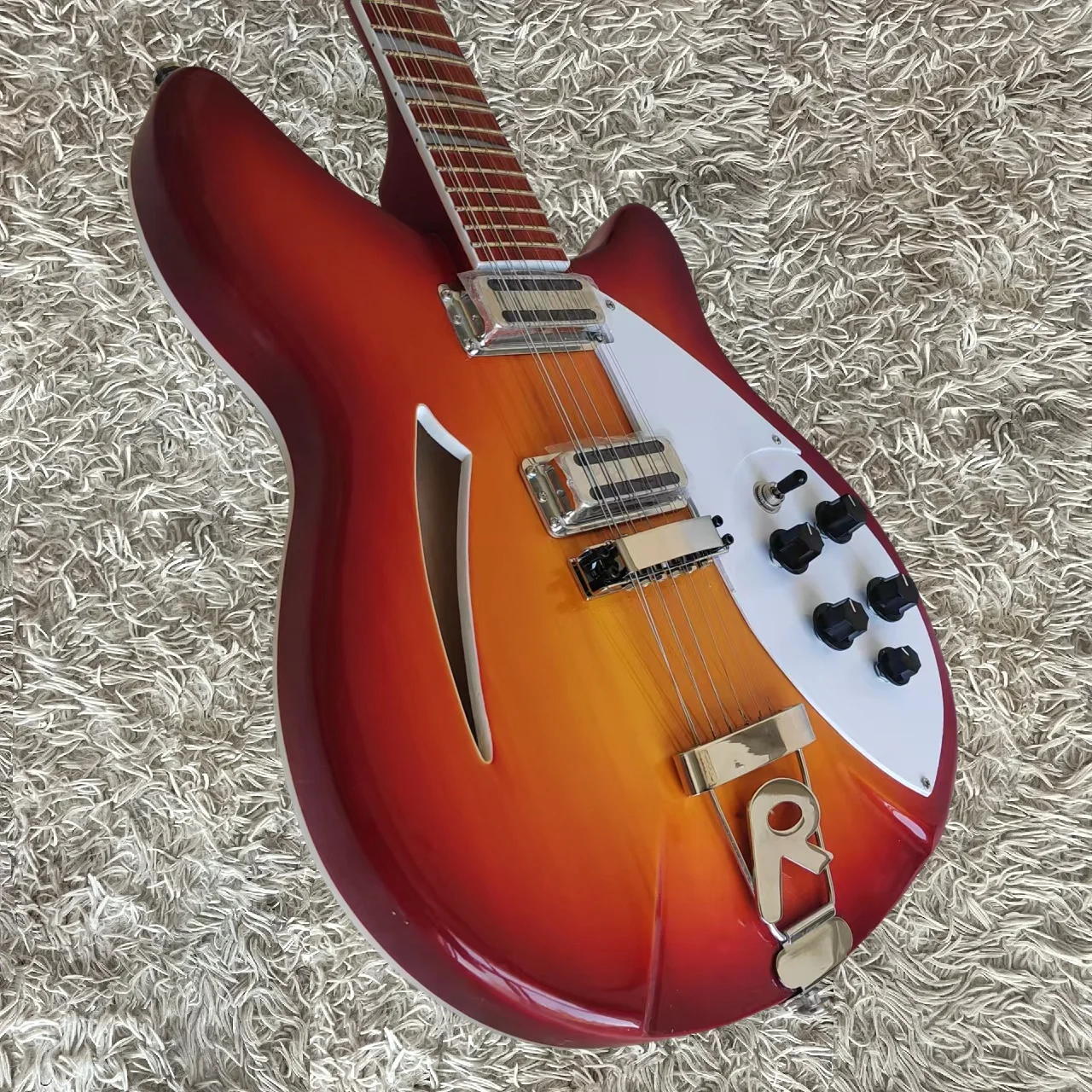 High quality Classic 12 string electric guitar, luxury double edging ...