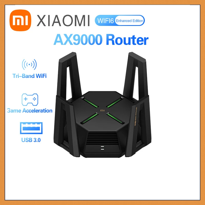 Xiaomi-AX9000-Router-WiFi6-Enhanced-Edition-Tri-Band-USB3-0-Wireless ...