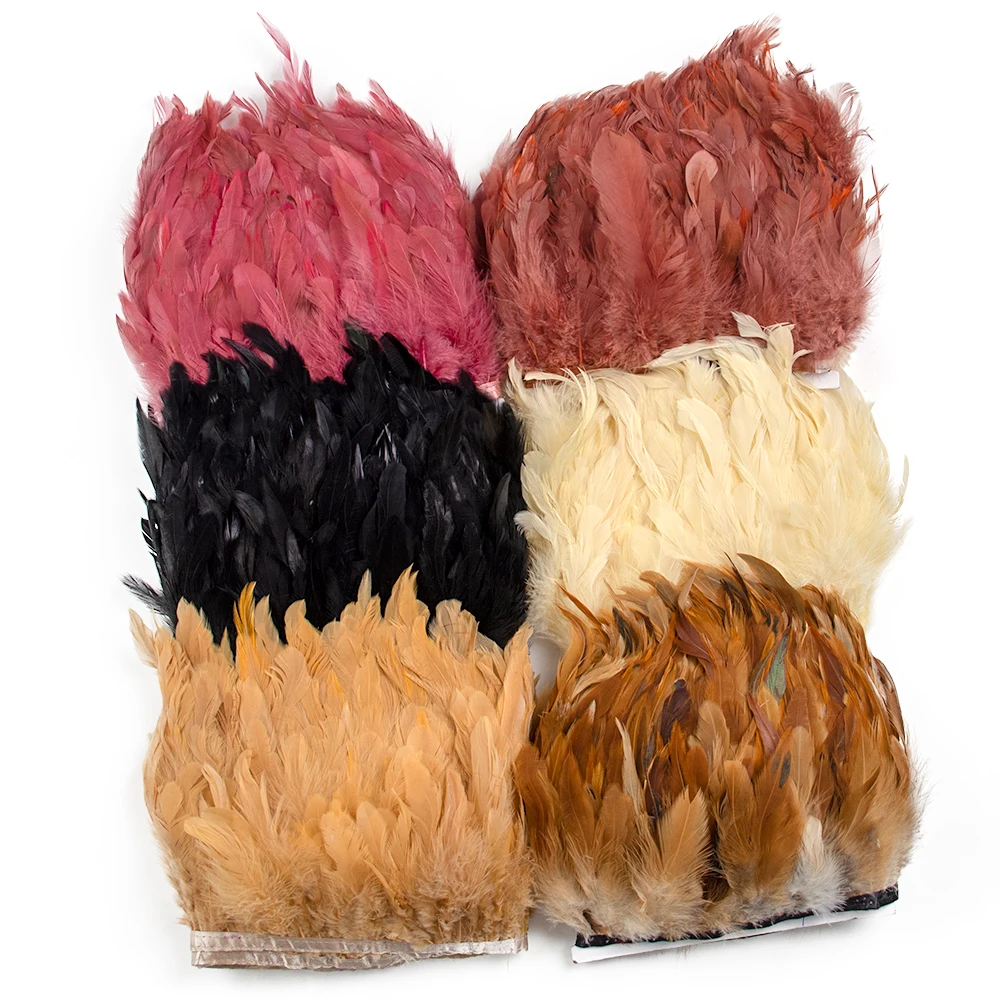 1M-5Meter-Fluffy-Rooster-Feather-Trim-Fringe-Chicken-Ribbon-for ...