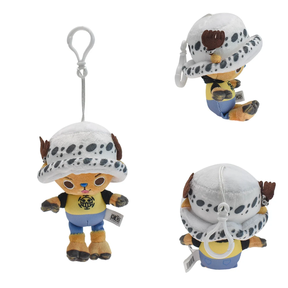 12cm Anime One Piece wu Plush Pendant Doll Luffy Toy Tony Chopper ...