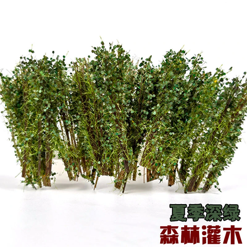 Diy Model Making Forest Bush Model Railway Train Layout Military Scene ...