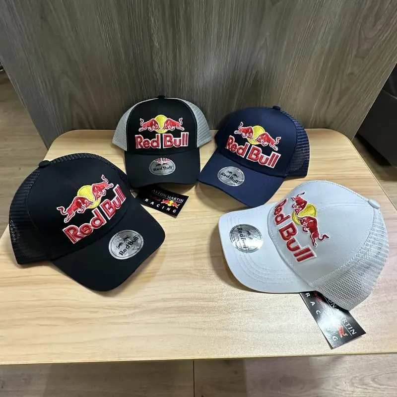 New-4-Colors-Red-Bull-Baseball-Hat-Embroidered-Red-Bull-Sun-Hat-High ...