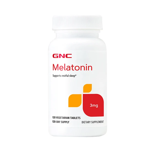 1 Bottle 120 Pills 3Mg Melatonin Sleep Tablets Improve Sleep Quality ...