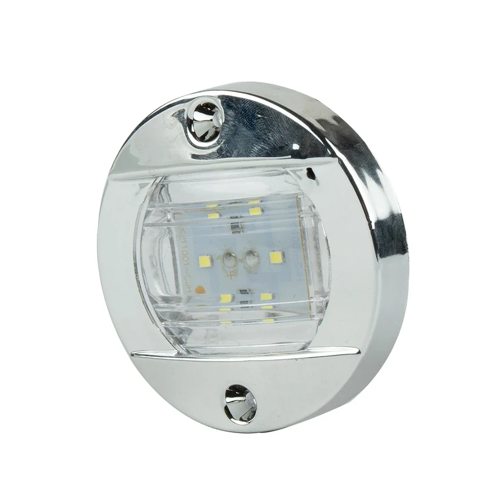 Marine Boat LED Stern Light Waterproof Round White LED Tail Lamp DC 12V ...
