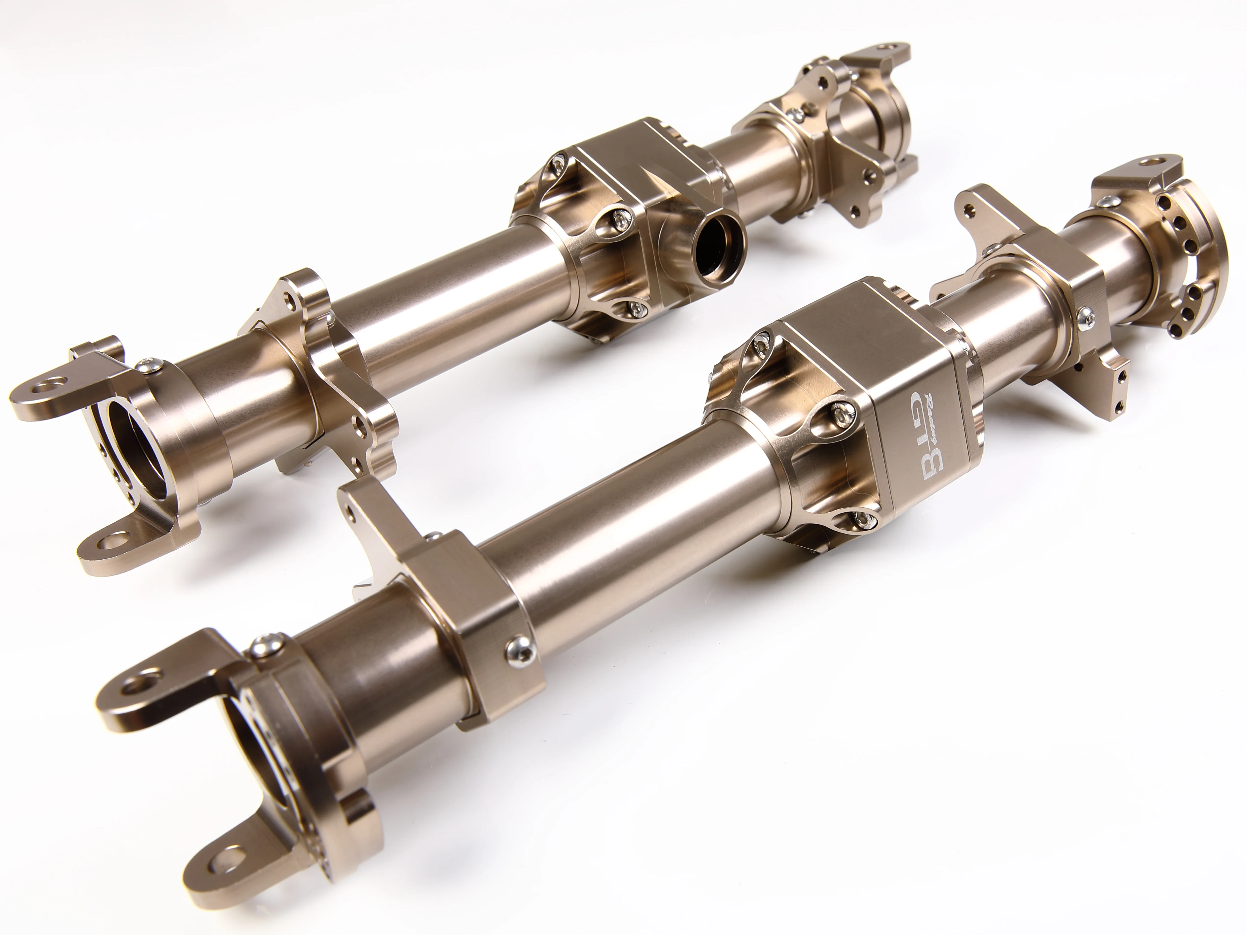 GTB Metal Front / Rear Axle Fit 1/8 kyosho RC Gasonline Car Mad Force ...