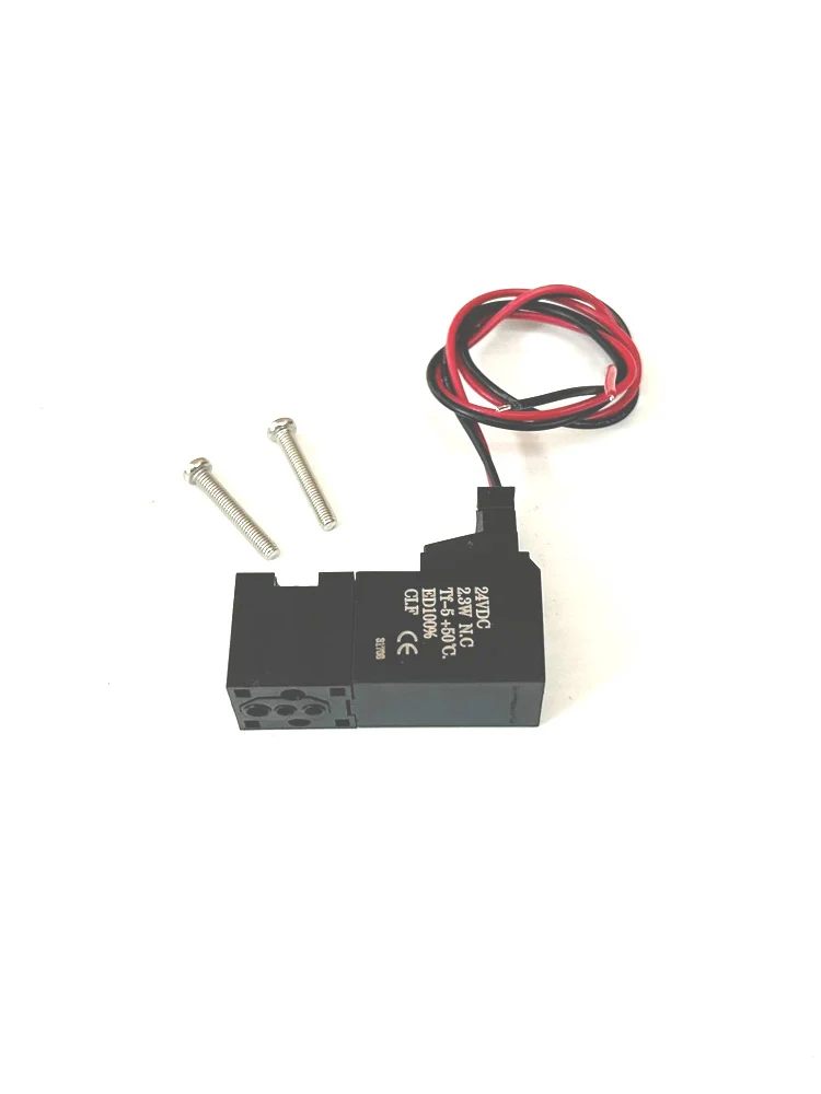 Free Shipping 15MM Mini Sock Connector Machine Solenoid Valve DC24V N/C ...