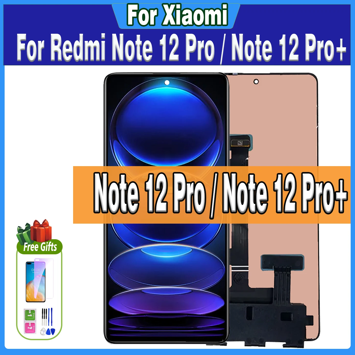 Screen-AMOLED-For-Xiaomi-Redmi-Note-12-Pro-5G-Lcd-22101316C-Display ...