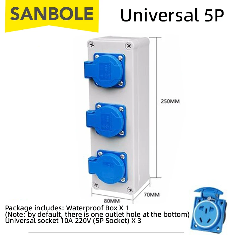 Job Site Power Distribution Box