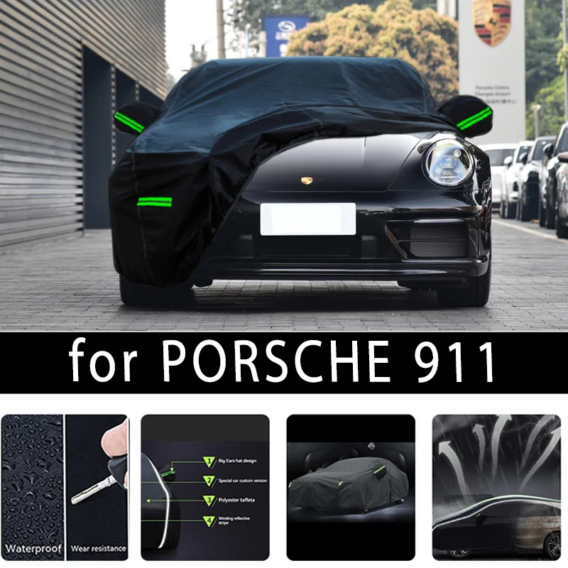 For-PORSCHE-911-Outdoor-Protection-Full-Car-Covers-Snow-Cover-Sunshade ...