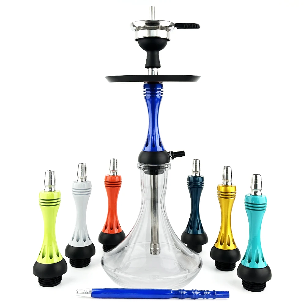55cm-Medium-Size-Premium-Hookah-Shisha-Complete-Full-Set-Clear-Glass ...