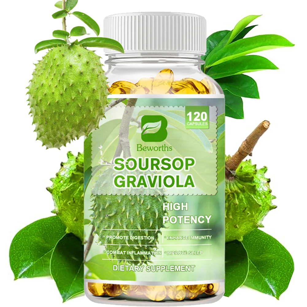 BEWORTHS-Organic-Soursop-Graviola-Leaves-for-Cell-Support-Regeneration ...