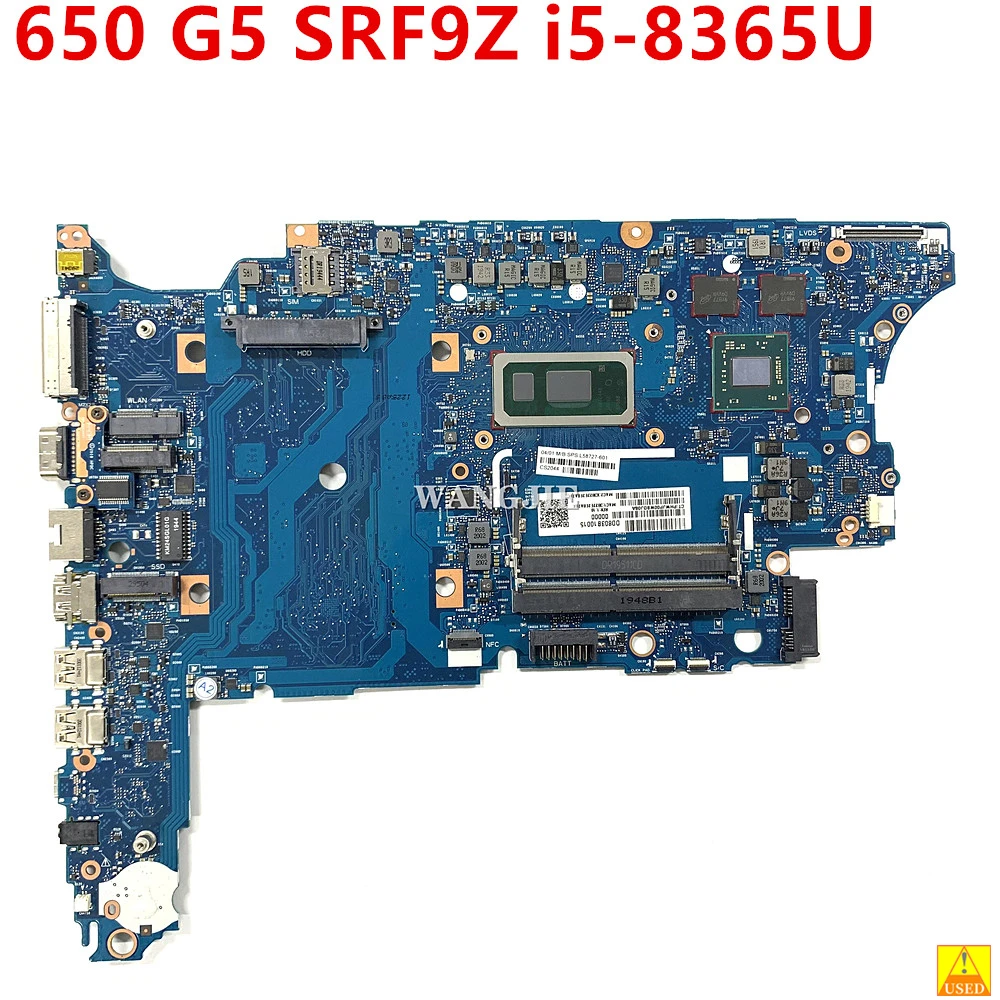 For-HP-ProBook-650-G5-Laptop-Motherboard-L58727-001-L58727-601 ...