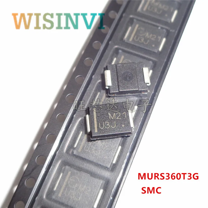 100PCS MURS360T3G U3J 3A 600V & MURS340T3G U3G 3A 400V & MURS320T3G U3D ...